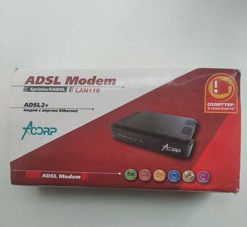 Модем Acorp Sprinter adsl LAN 110 (adsl2+)