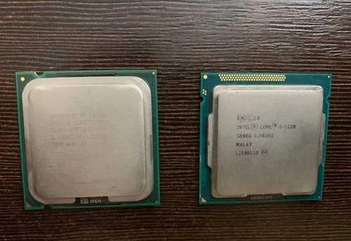 Процессоры Intel Core i3-3220 и Core 2 Duo E6550