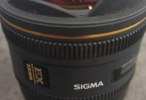Sigma AF 10 f/2.8 EX DC HSM Fisheye для Canon