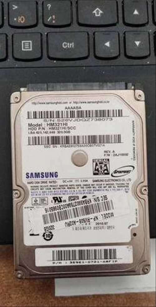 Жесткий диск для ноутбука Samsung SATA hdd,320gb