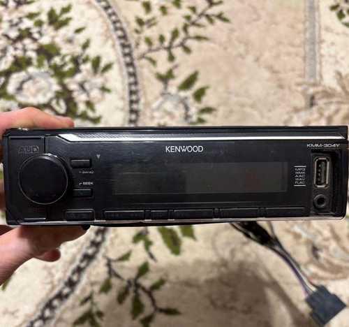 Процессорная магнитола kenwood 304 kmm-304y