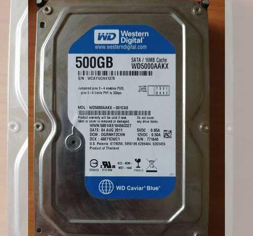 Жесткий диск 500 гб HDD