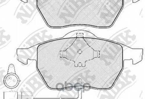 Колодки тормозные дисковые PN0300W NiBK