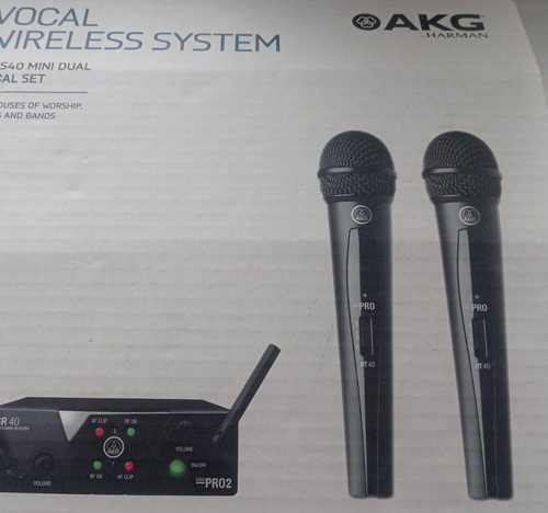 Радиосистема AKG WMS 40 mini Dual Vocal Set