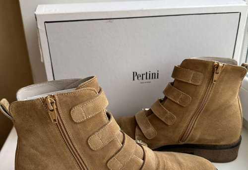 Замшевые ботинки Pertini 39 размер