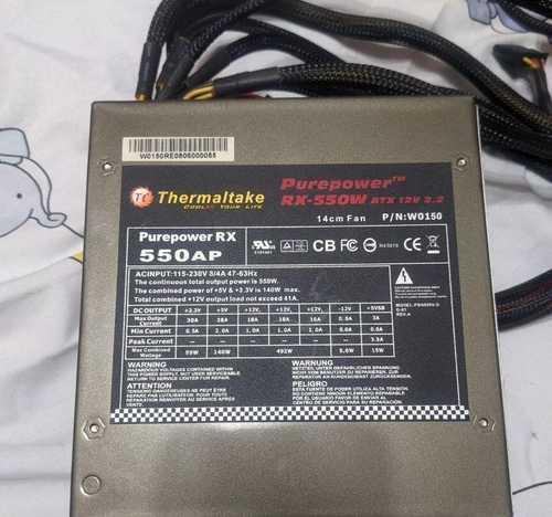 Блок питания thermaltake RX- 550w