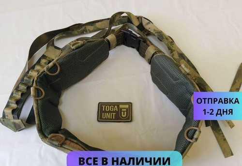 Боевой пояс с баллистическим пакетом и лямками Бр1