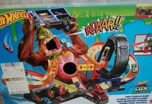 Hot wheels трек атака бешеной гориллы