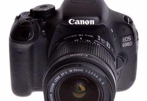 Фотоаппарат Canon EOS 600D KIT/Sd 32Gb