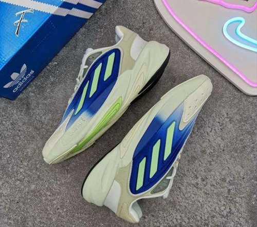 Кроссовки Adidas Ozelia White Blue Orbit Green