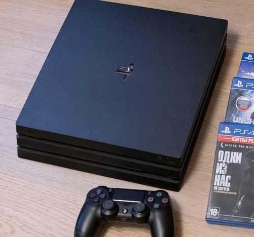 Sony PlayStation 4 Pro 1Tb SSD upgraded   3 диска