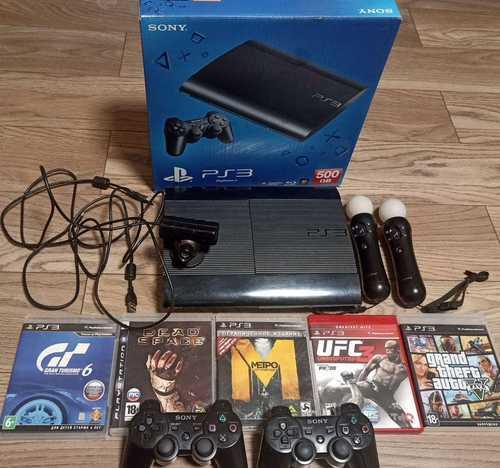 Sony playstation 3 super slim 500gb прошитая