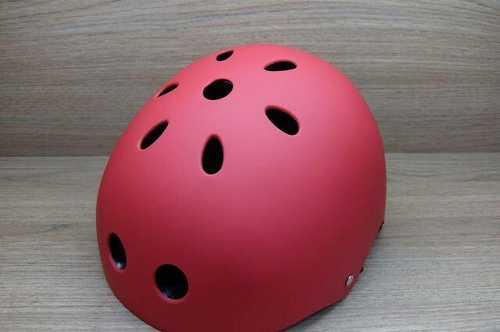 Шлем велосипедный BMX (самокат/ролики) Красный
