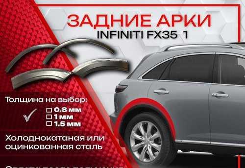 Ремонтные арки на Infiniti fx35 1 поколение