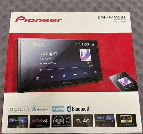 Магнитола Pioneer DMH-A4450, 2din