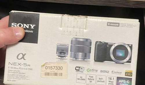 Продам фотоаппарат sony NEX-5R