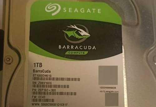 Жесткий диск hdd SATA seagate 1tb