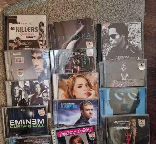 Компакт диски музыка eminem, killers, jt