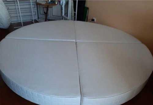 Кровать круглая IKEA вангсвик + матрас comfort lin