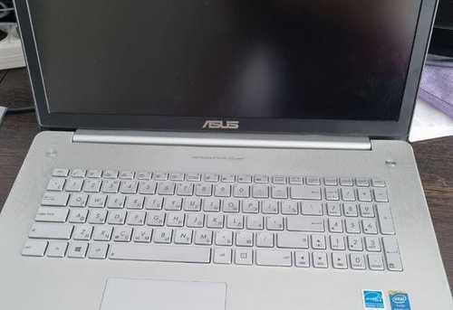 Игровой ноутбук 17.3" ASUS N750JK, 2000 ГБ, Core i7-4700HQ, RAM 8 ГБ, GeForce GTX 850M 4 ГБ
