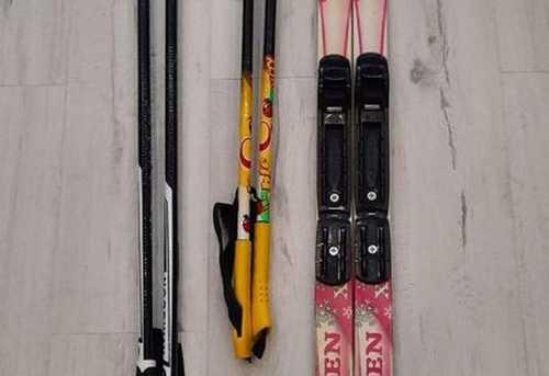 Лыжи и лыжные палки