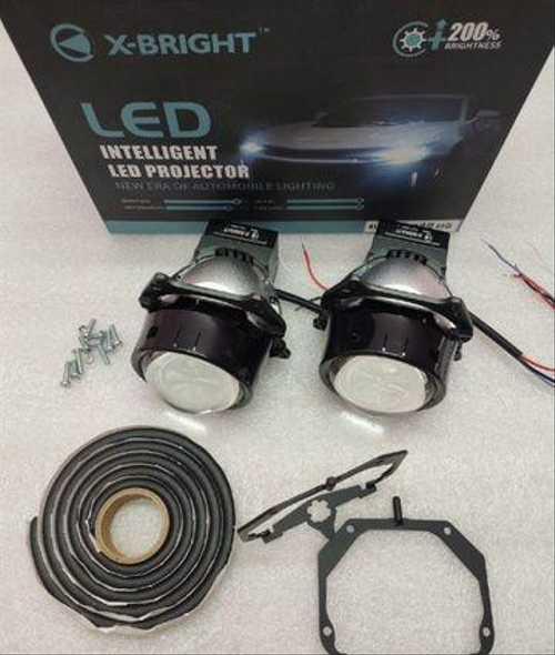 Линзы фары Bi-LED Aozoom 07+ Infiniti Ex35 J50