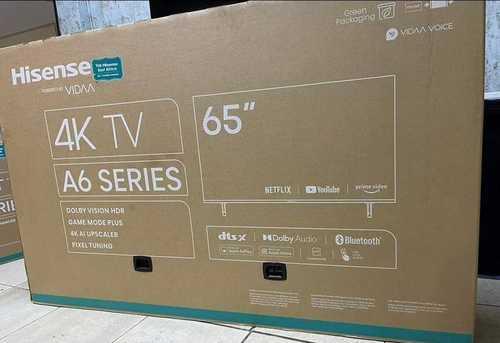 Телевизор Hisense 65A6K 65"(165см) SMART 4K. Новый