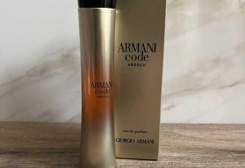 Armani Code absolu оригинал