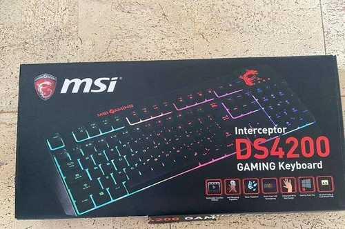 Клавиатура MSI Interseptor DS4200 Gaming Keaboard