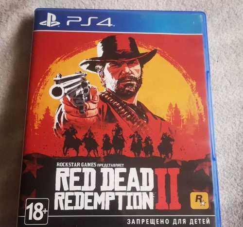 Диски на ps4 red dead redemption 2