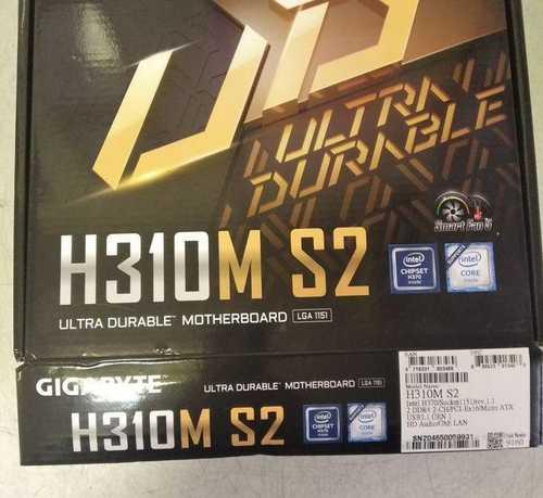 Материнская плата Gigabyte H310M S2