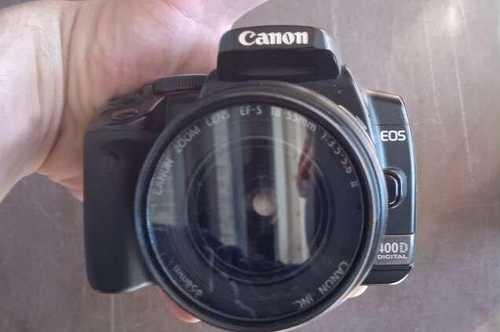 Фотоаппарат canon 400d как новый+объектив и допы