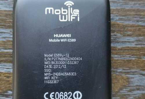 Wifi роутер 4g huawei E589, на запчасти