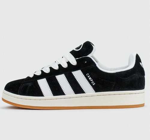 Adidas Campus 00s Black White с мехом