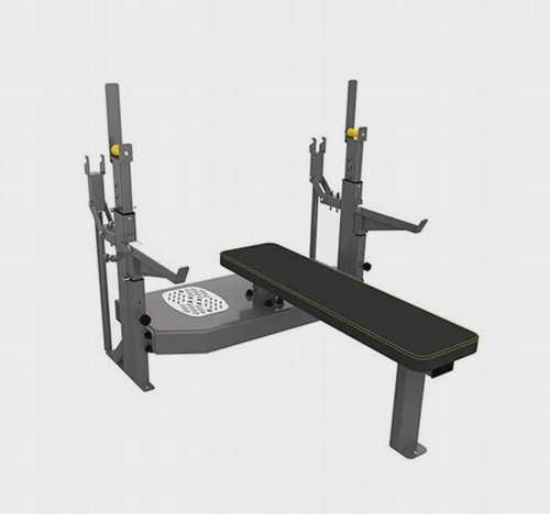 Скамья-стойка домкратная для жима лежа A3146