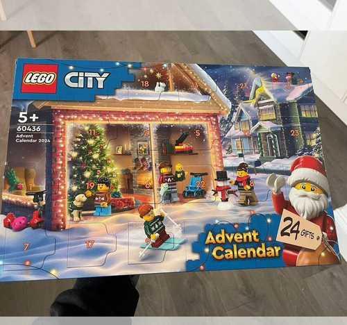 Новогодний адвент календарь Lego city