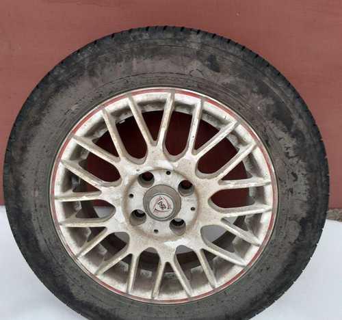 Литье диски r14 4x100 бу с резиной лето