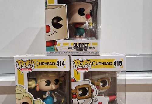 Funko Pop Cuphead 413, 414, 415 Новые Оригинал от