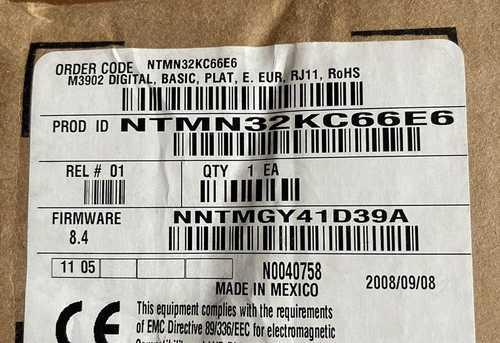 Телефон Цифровой Nortel M3902 digital