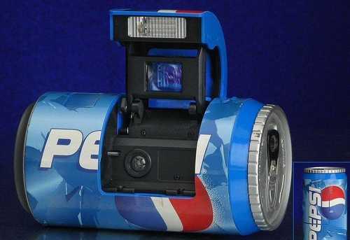 Плёночный фотоаппарат банка Пепси