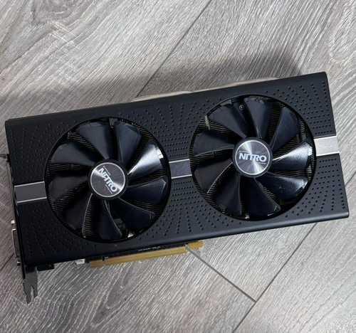 Видеокарта sapphire nitro  RX 580 4GB