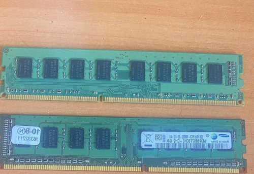 Оперативная память DDR3 4GB*2