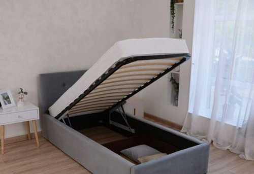 Кровать односпальная с подъемным механизмом