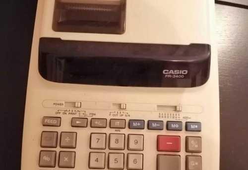 Калькулятор с принтером Casio FR-3400Б/у