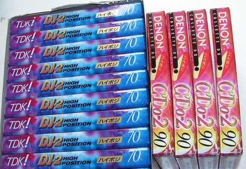 Аудиокассеты chrome Type II Japan TDK Dj2-70