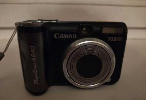 Компактный фотоаппарат canon powershot a640