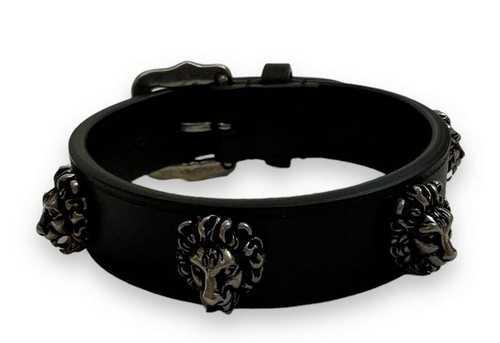 Браслет Gucci Lion Leather Bracelet 'Black'