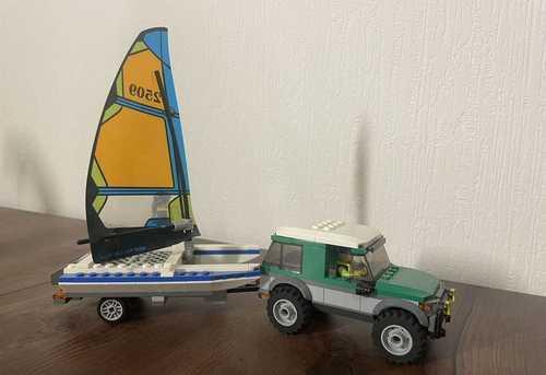 Lego City внедорожник с прицепом и лодкой 60149