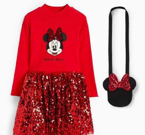 Платье с сумочкой c&a minnie mouse