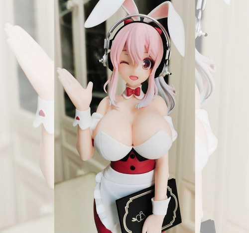 Аниме фигурка Super Sonico BiCute Bunnies Waitress